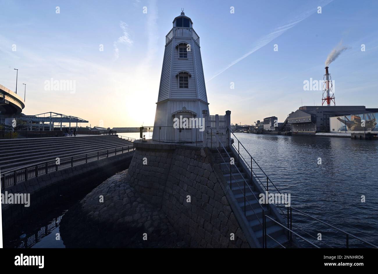 Kyu-Sakai-Todai, Former Sakai Lighthouse, is pictured in Sakai, Osaka ...
