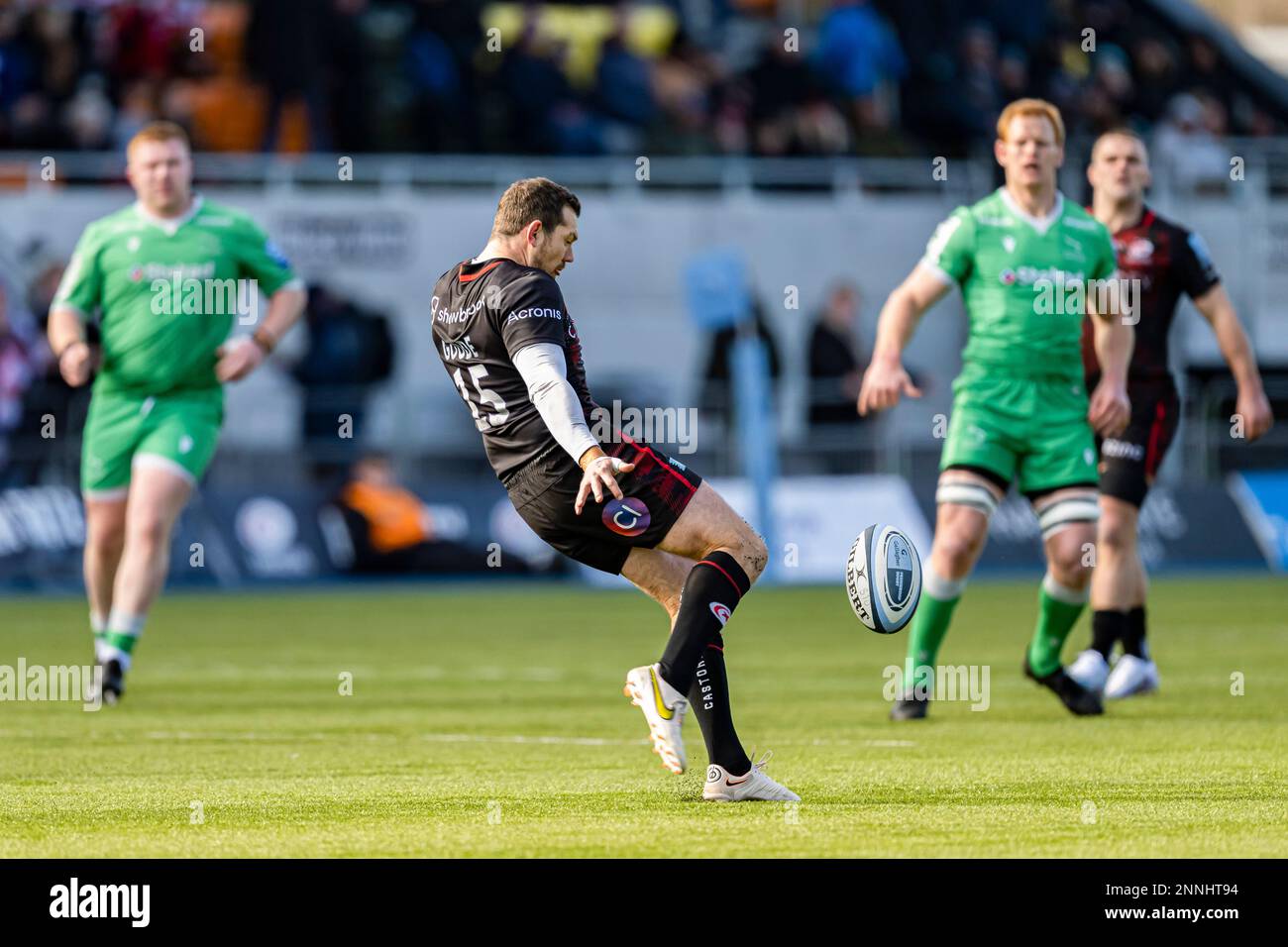 LONDON, UNITED KINGDOM. 25th, Feb 2023. Alex Goode of Saracens (Capt ...