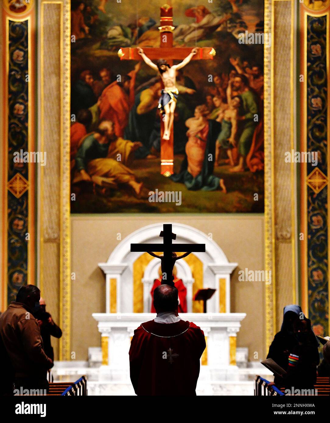 Good Friday service is held at the Cathedral of Saint Peter in Scranton ...