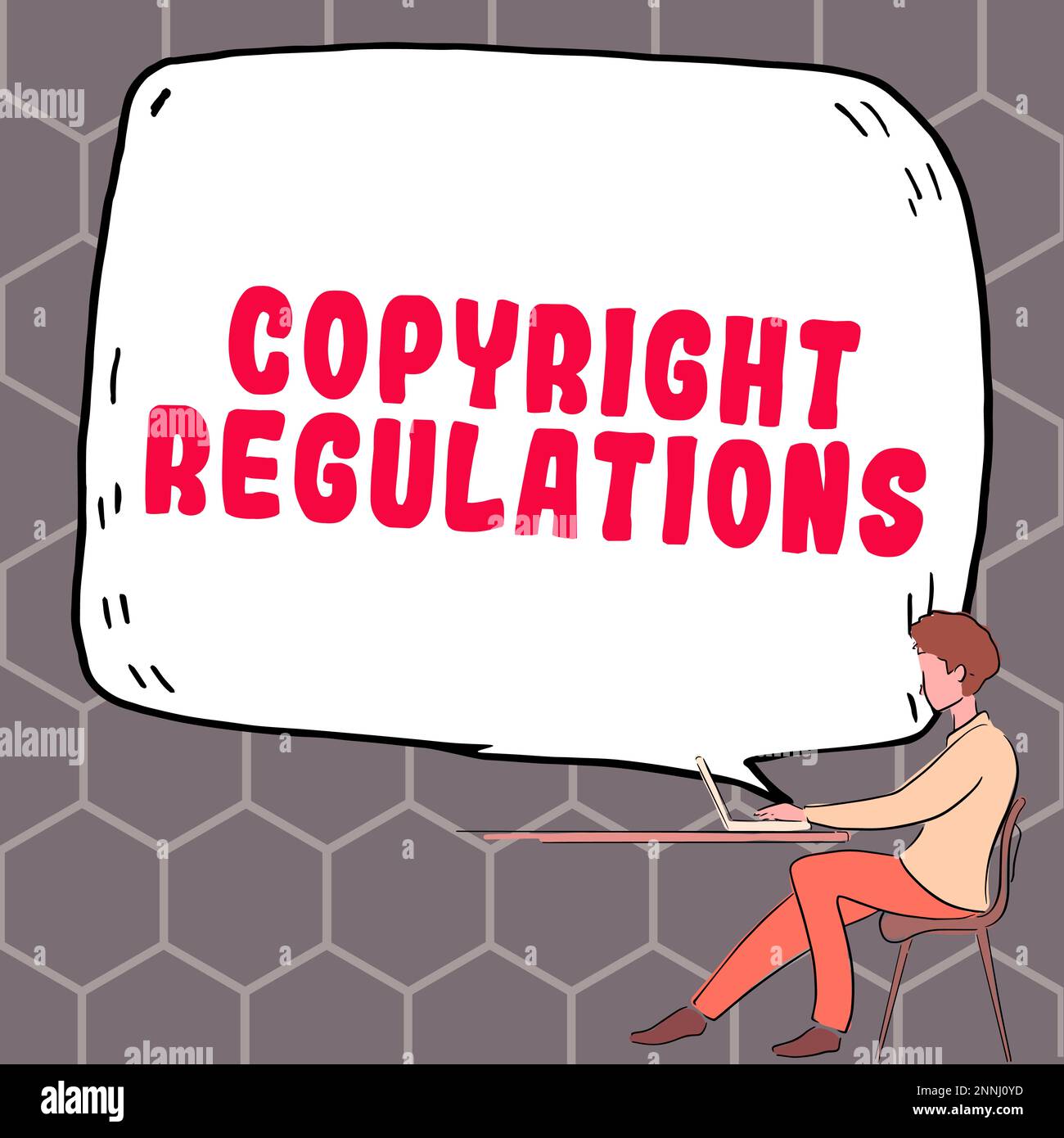 Conceptual display Copyright Regulations. Internet Concept body of law ...