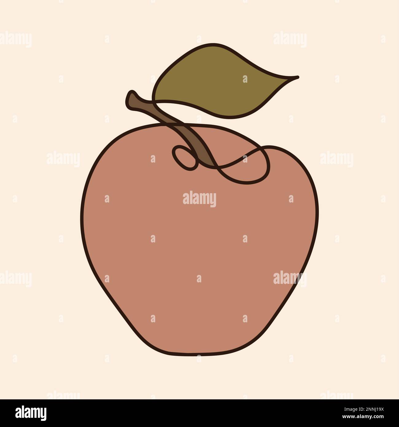 Vector illustration one line Stock Vector Images - Alamy