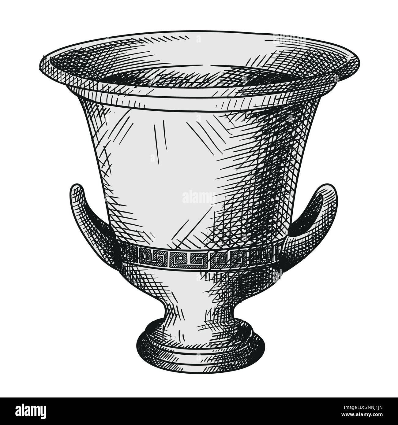 Greek god and pottery Stock Vector Images - Alamy