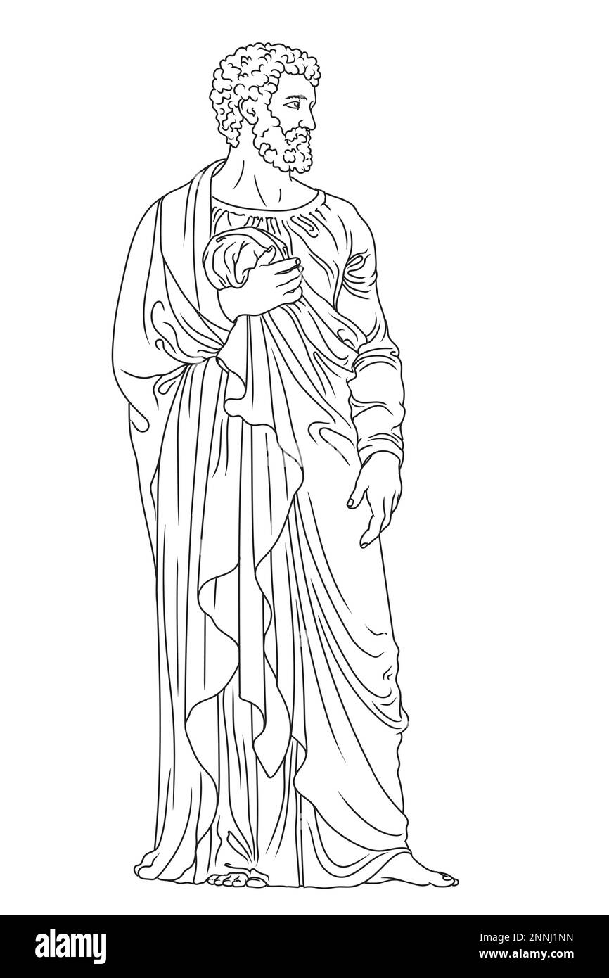 Philosopher greek Cut Out Stock Images & Pictures - Alamy