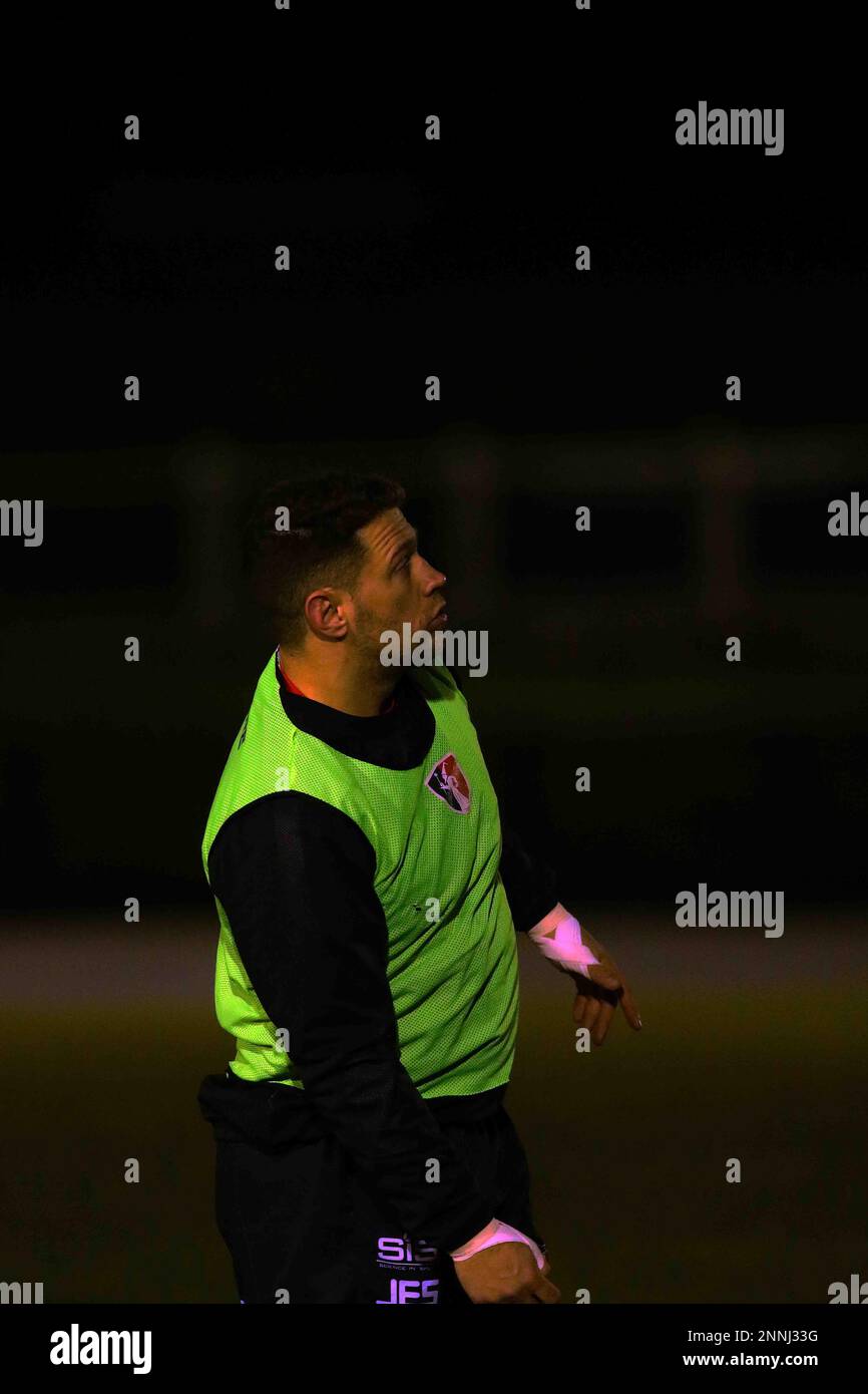 Carmarthen Quins RFC v Aberavon RFC Indigo prem 2023 Stock Photo - Alamy