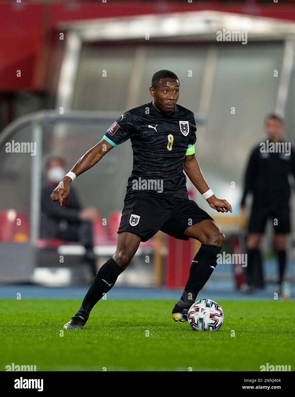 March 31, 2021: David Alaba of Austria during Austria and Denmark on ...