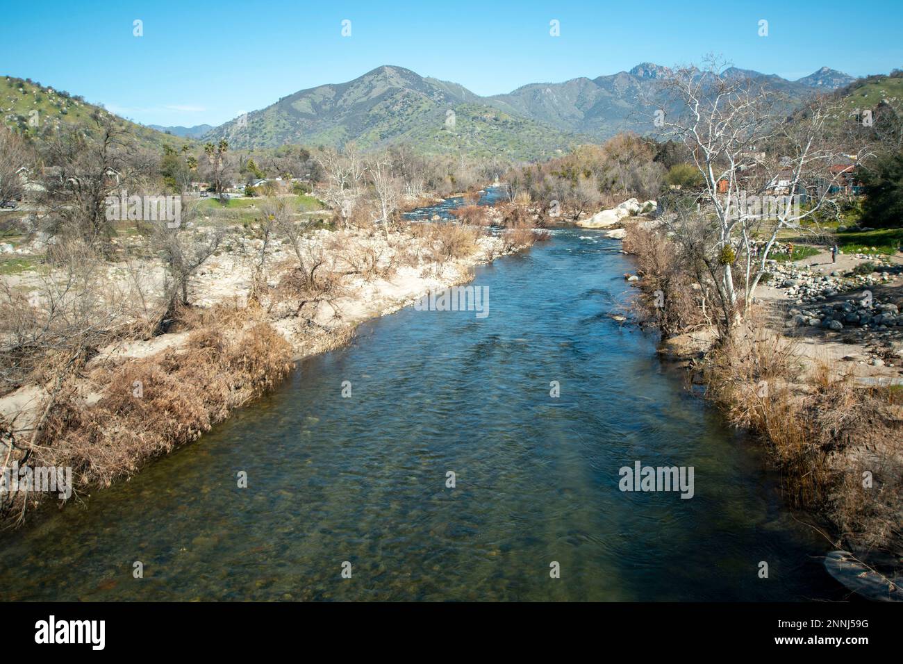 The Kaweah post office is a very old building in the foothills of ...