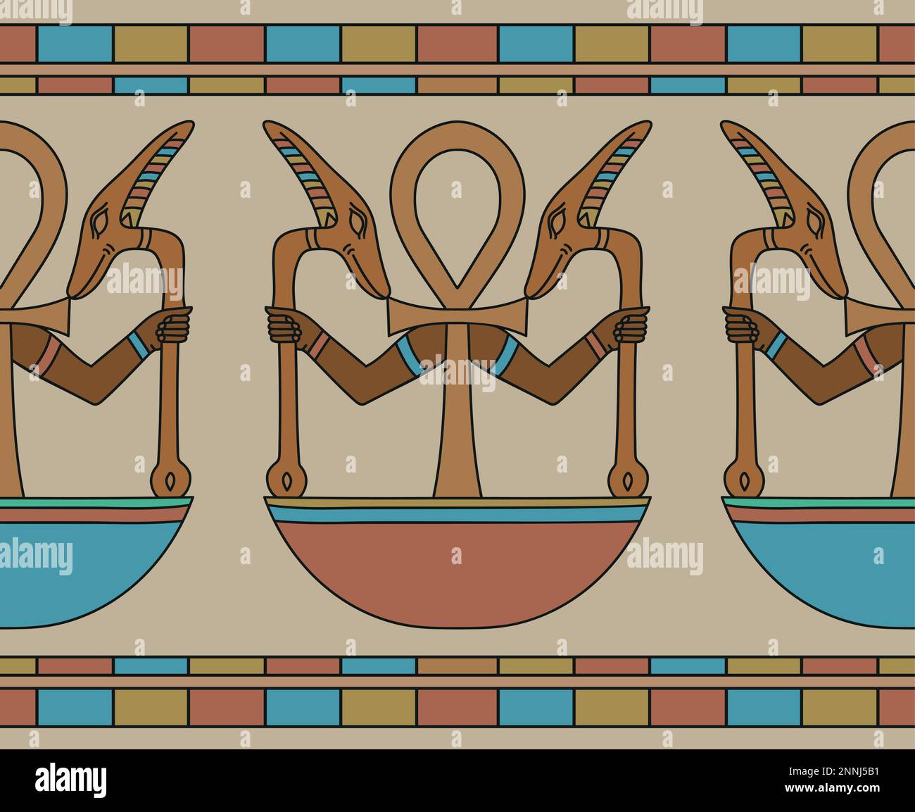 Ancient Egyptian drawing Stock Vector Image & Art - Alamy