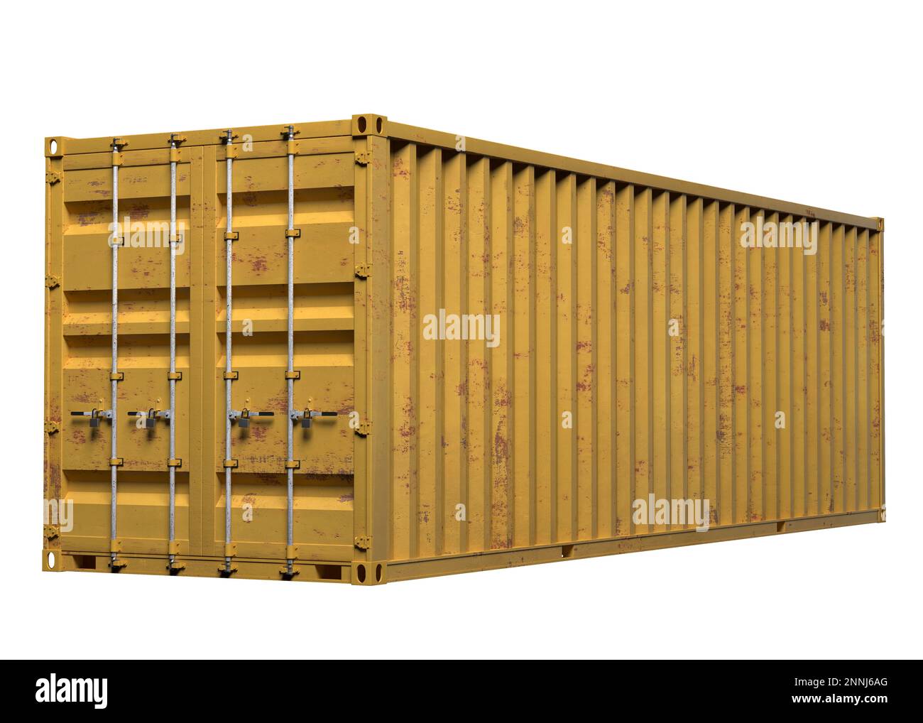 Old rusty container Stock Photo - Alamy