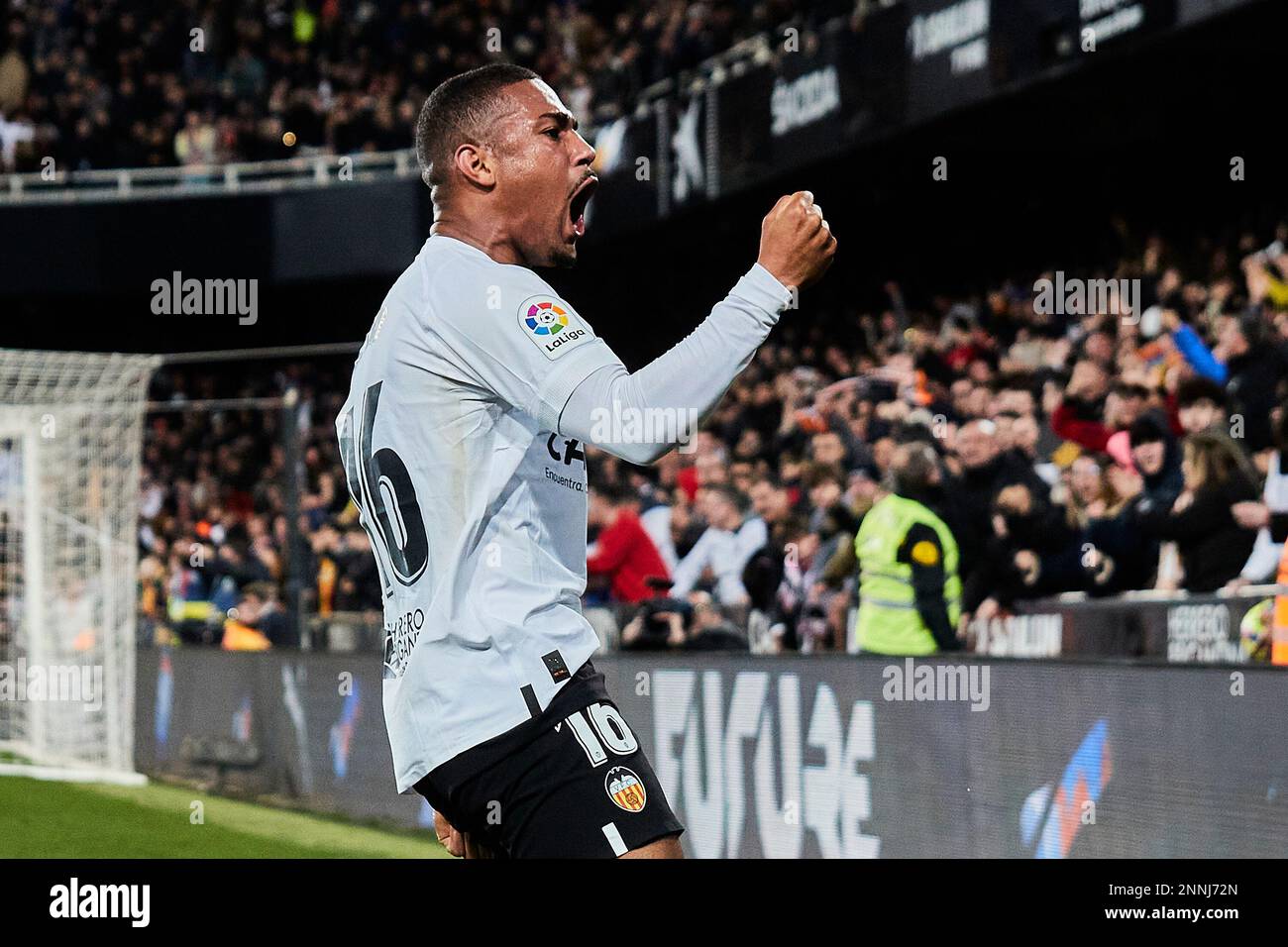 Goal of Samuel Dias Lino (Valencia CF, #16 Stock Photo - Alamy