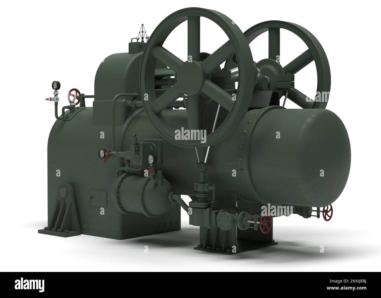 Steam power factory history Cut Out Stock Images & Pictures - Alamy