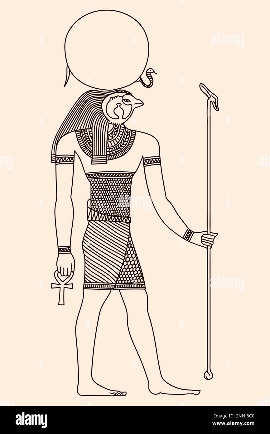 Egyptian hieroglyph sun hi-res stock photography and images - Alamy