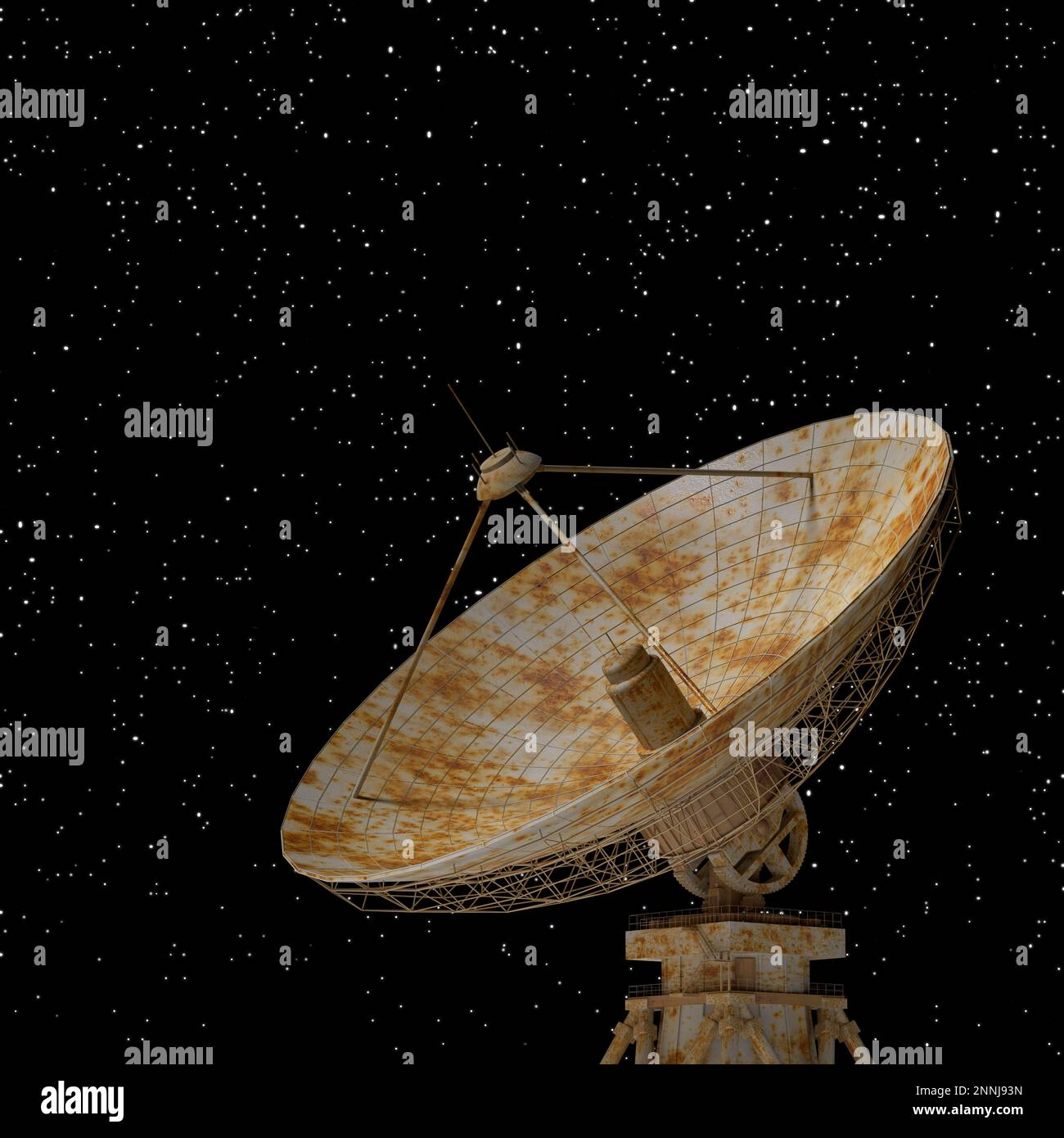 Huge satellite dish receiver radio hi-res stock photography and images ...
