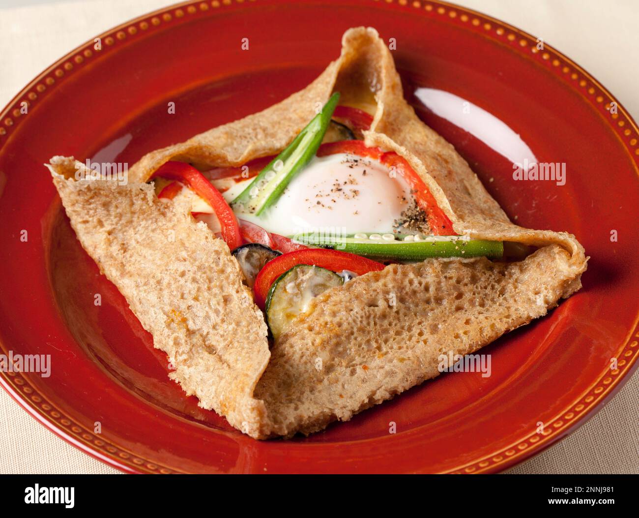 A picture taken on March 29, 2021 in Tokyo shows a dish of Breton ...