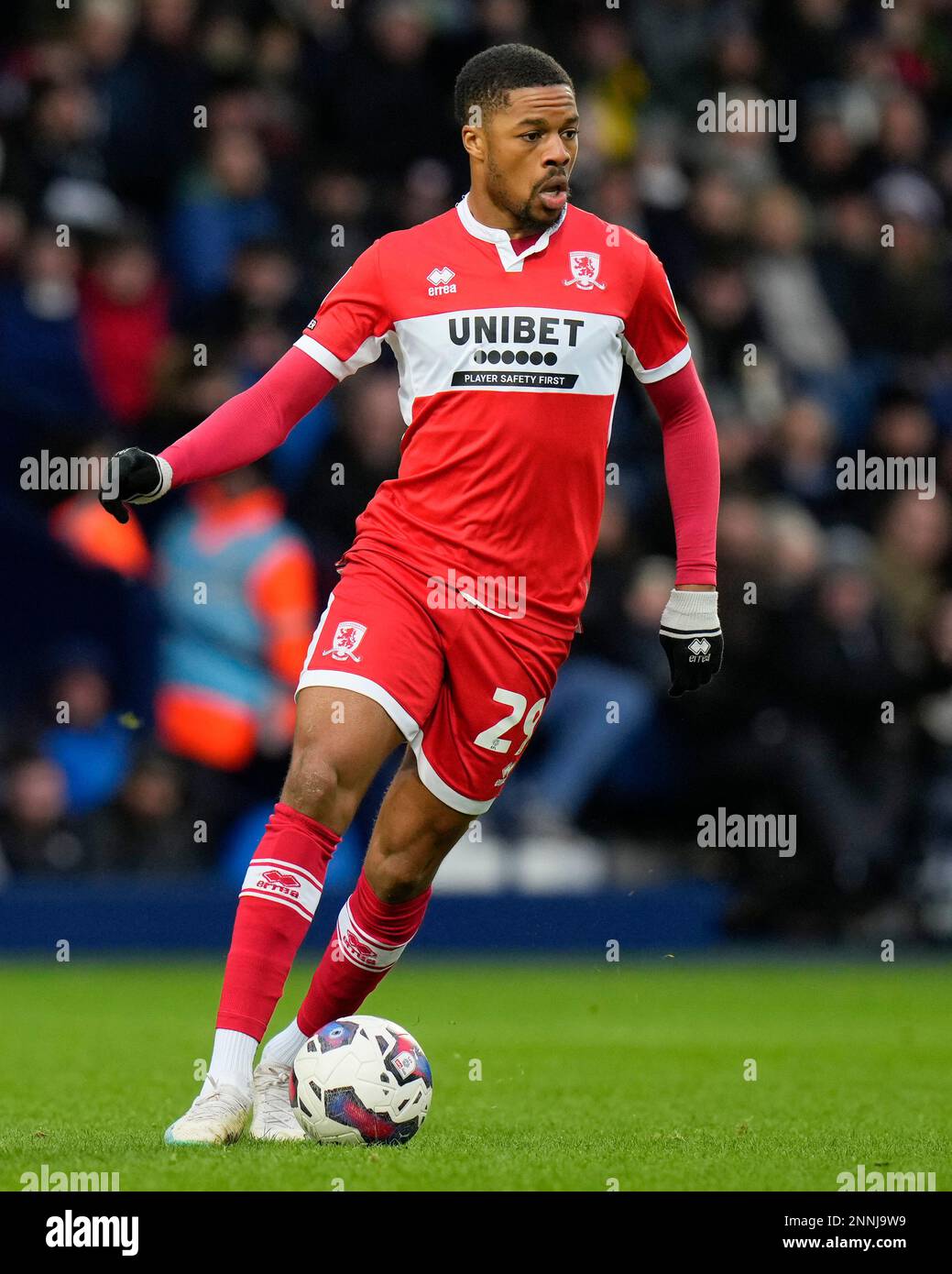 Chuba Akpom #29 of Middlesbrough during the Sky Bet Championship match ...