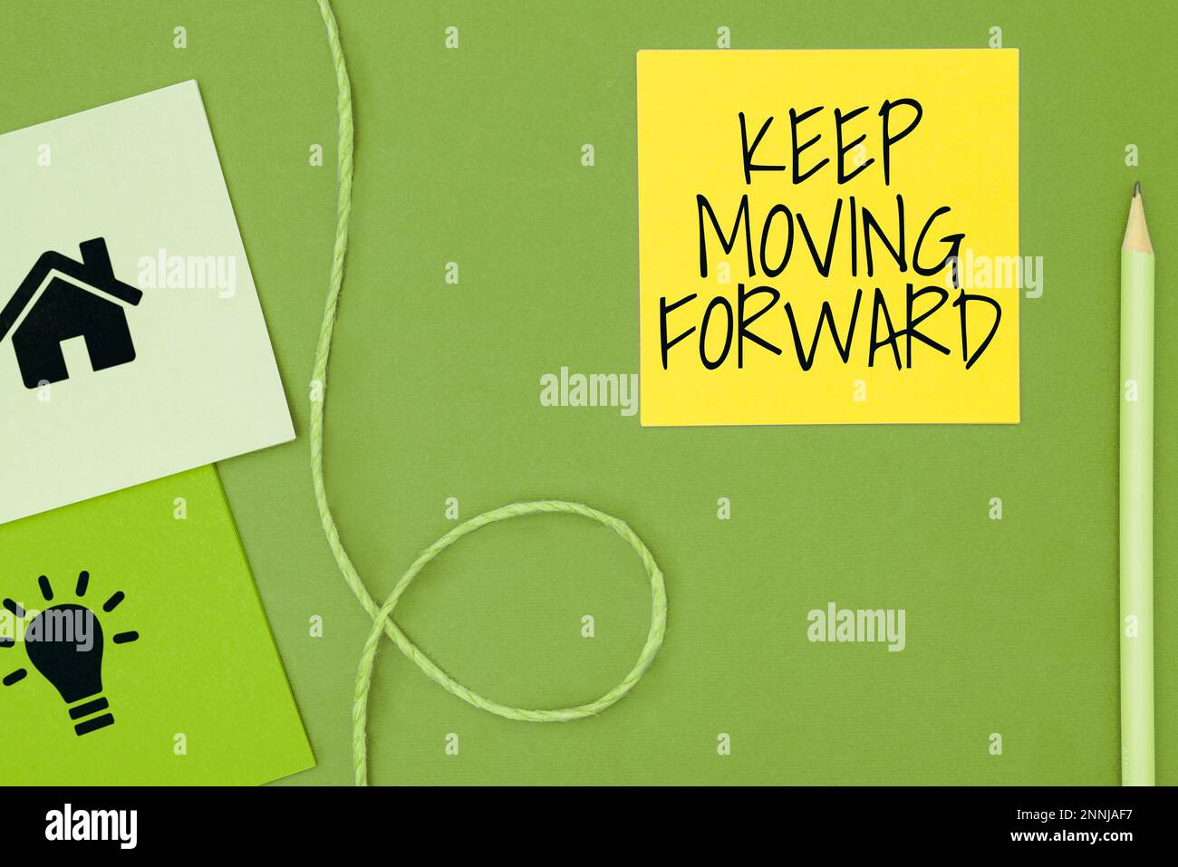 Handwriting text Keep Moving Forward. Concept meaning invitation anyone ...