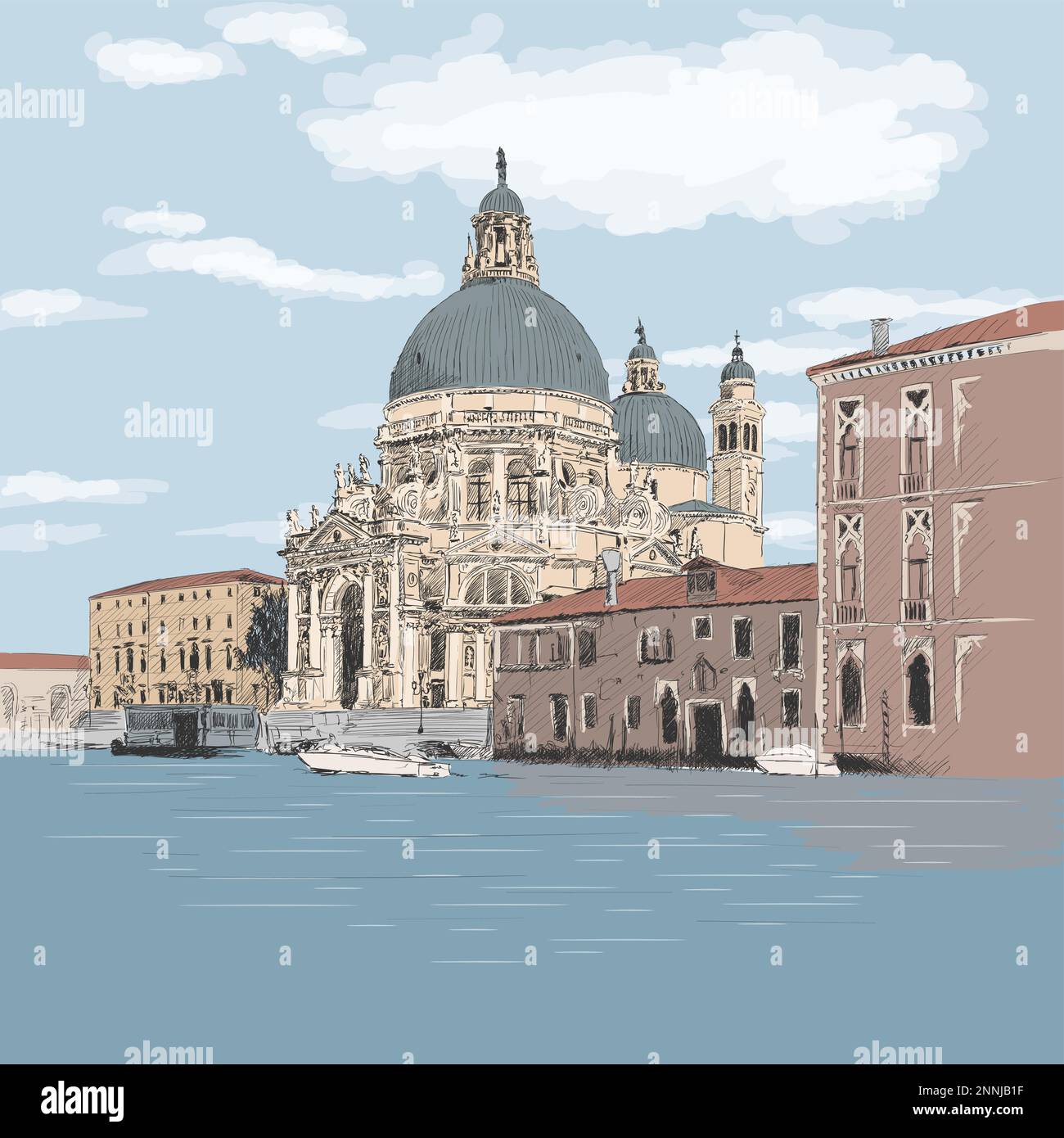 Old boat on stone Stock Vector Images - Alamy