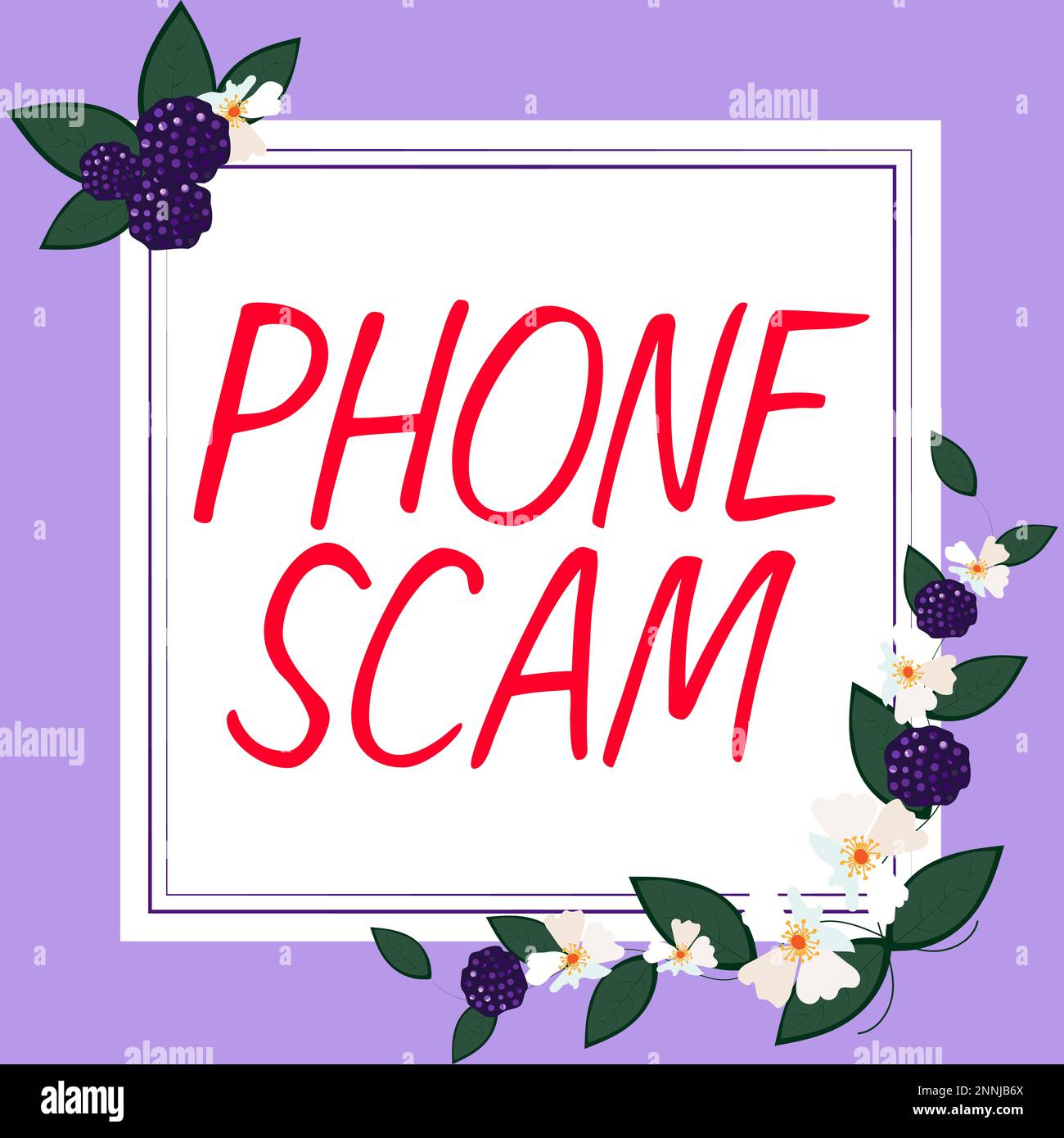Writing displaying text Phone Scam. Word for getting unwanted calls to promote products or ...