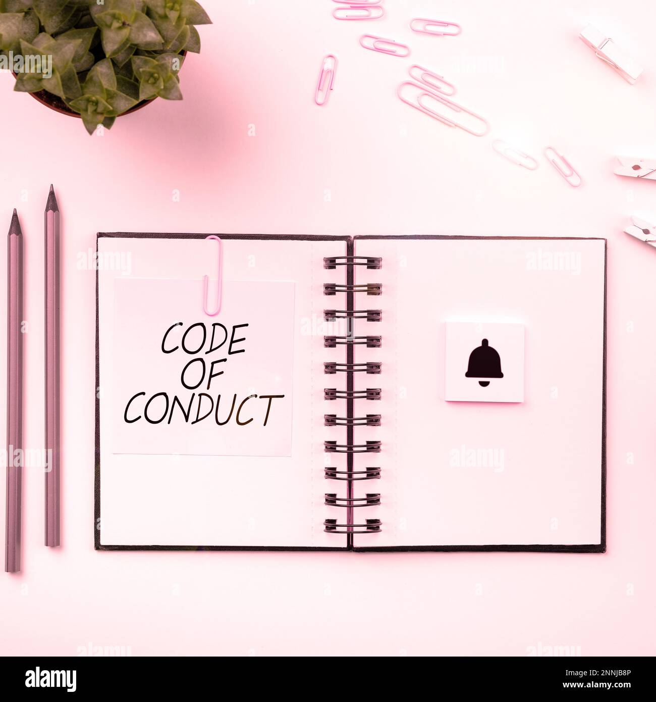 Sign displaying Code Of Conduct. Conceptual photo Ethics rules moral ...