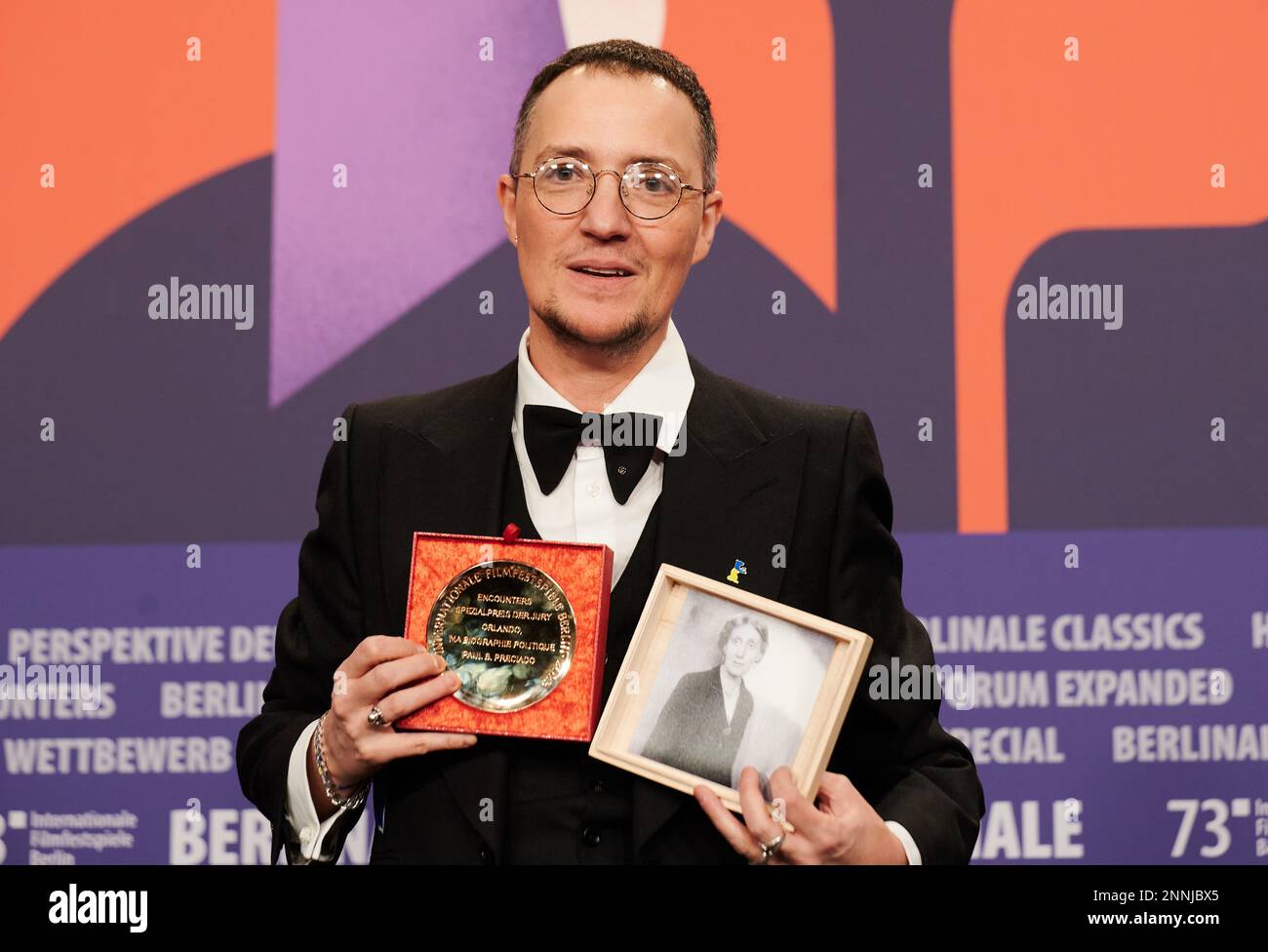 Berlin, Germany. 25th Feb, 2023. Paul B. Preciadofreels about the ...