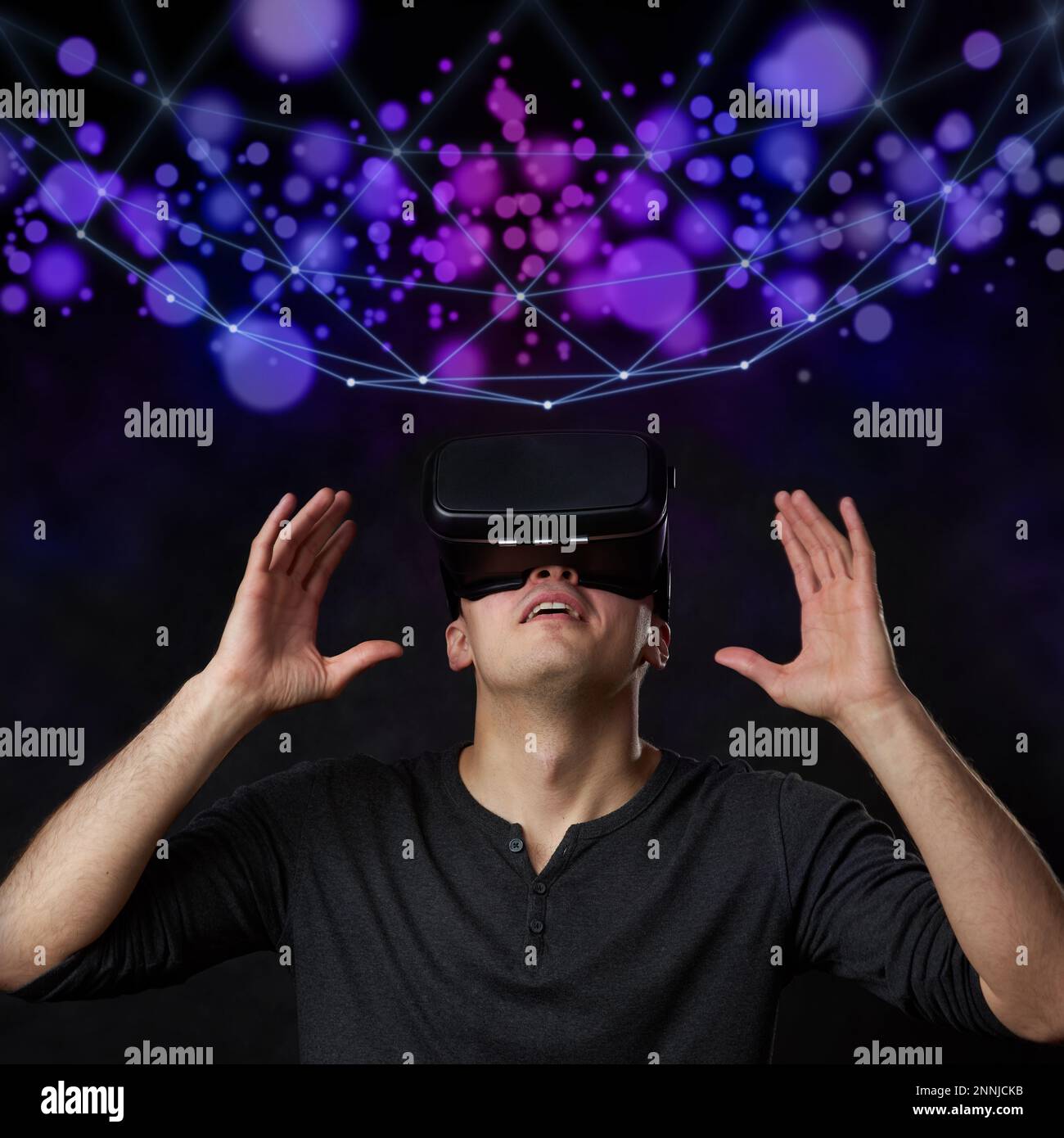 Cyberspace interface virtual reality hi-res stock photography and ...