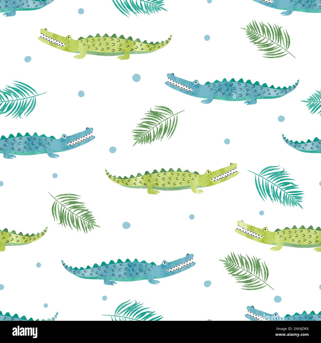 Crocodile pattern vector hi-res stock photography and images - Alamy