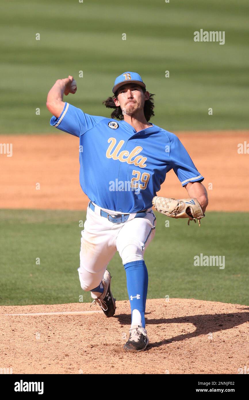 Michael Townsend (29) of the UCLA Bruins pitches against the Arizona ...