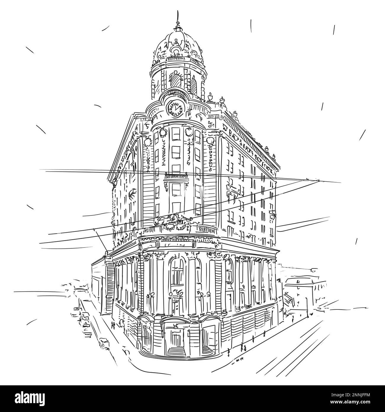 View roof building in Cut Out Stock Images & Pictures - Alamy