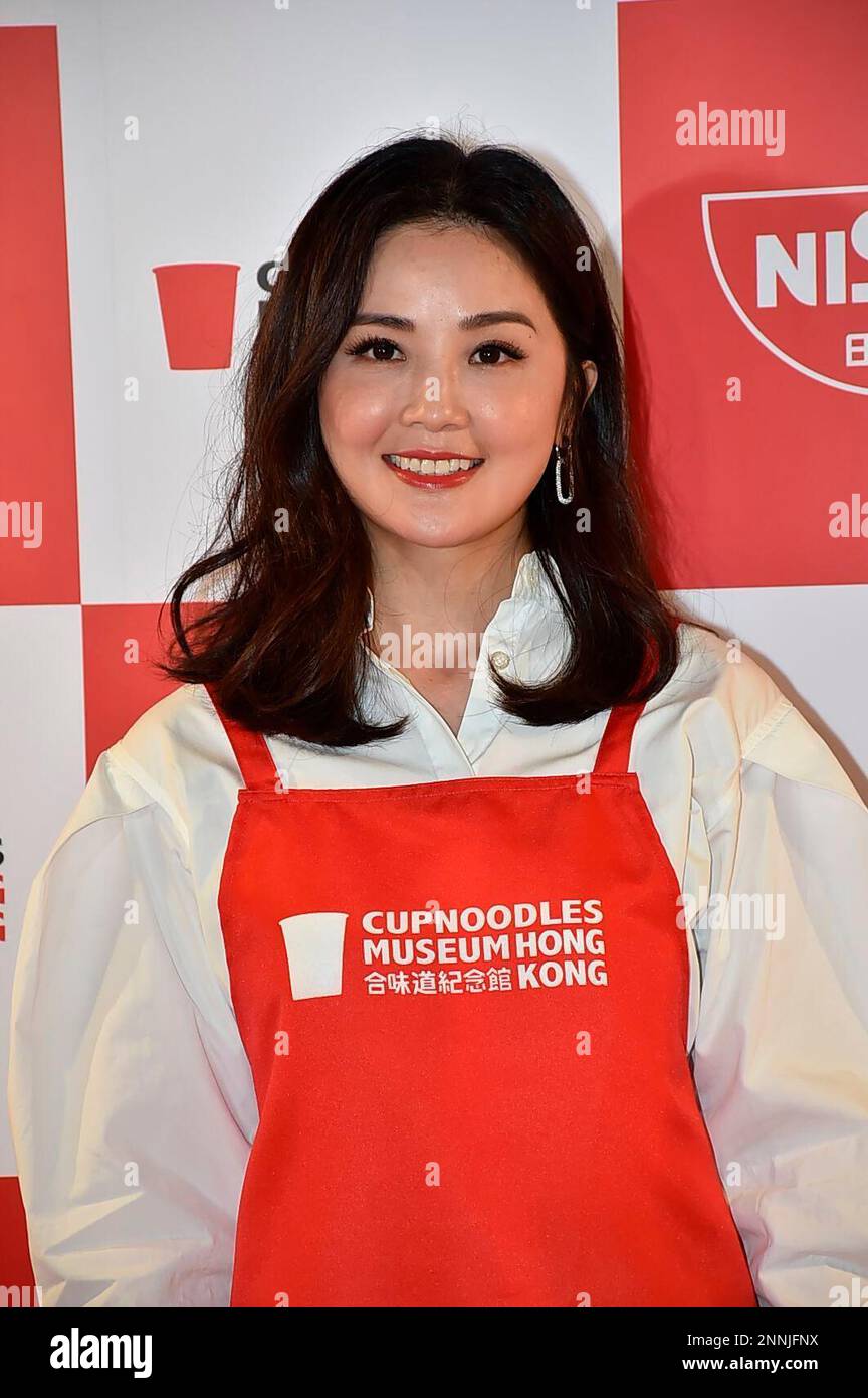 Charlene Choi attends the opening ceremony of cup noodle memorial hall with Jeffrey Ngai and ...