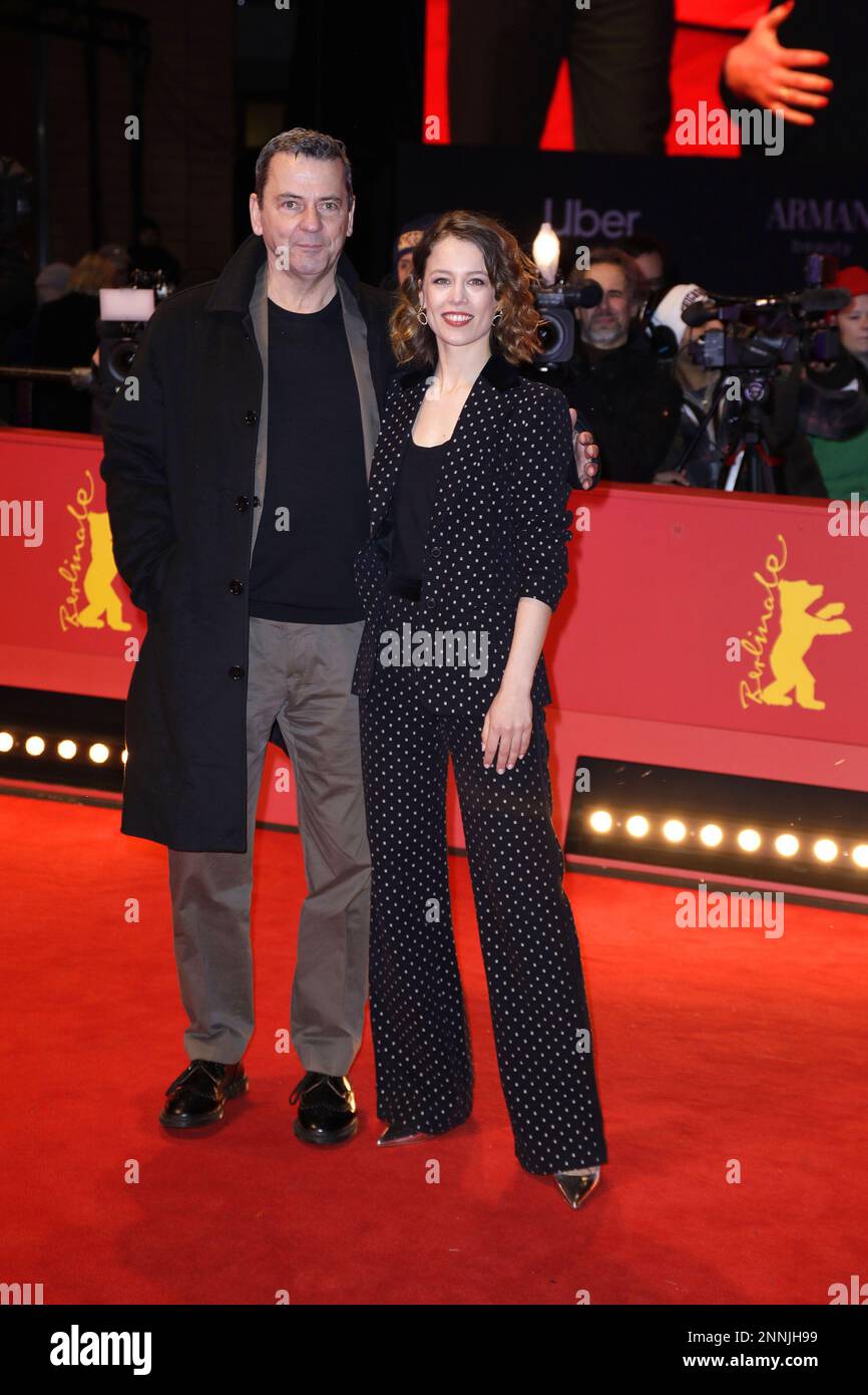 Christian Petzold and Paula Beer arrive for the closing ceremony of the ...