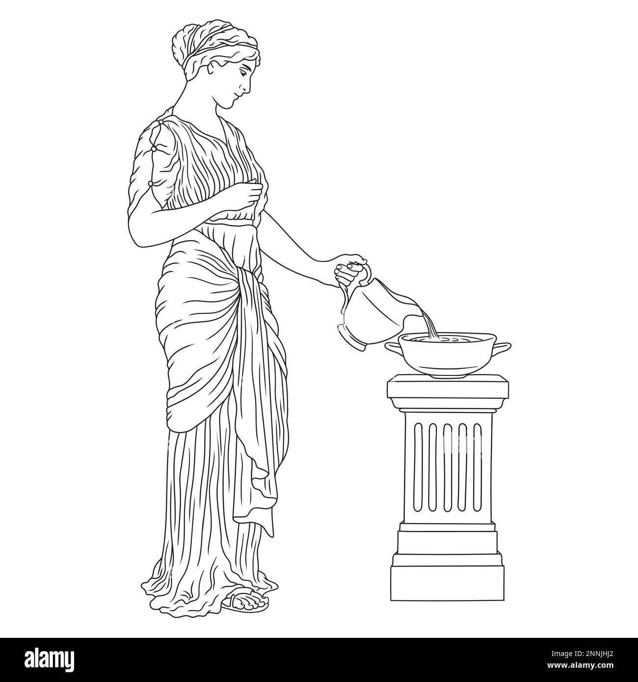 Vector Greek women Stock Vector Image & Art - Alamy