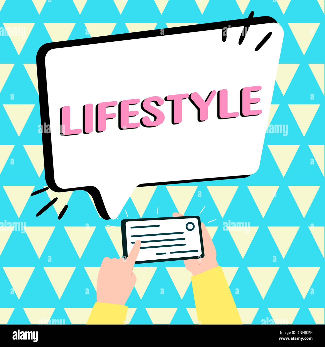 Text showing inspiration Lifestyle. Business showcase the typical way ...