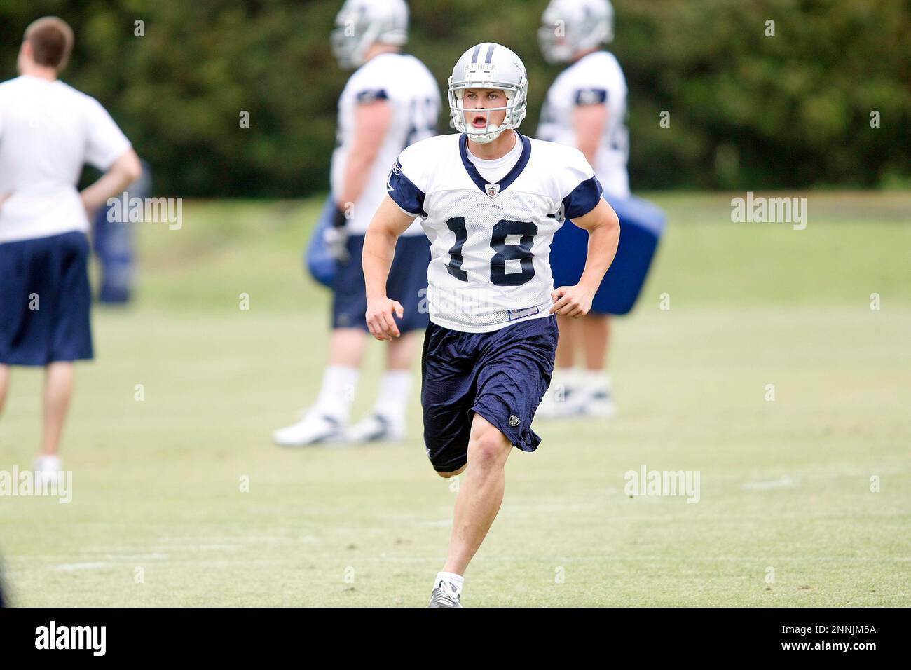 01 May 2009 - David Buehler (18) of the Dallas Cowboys during the ...