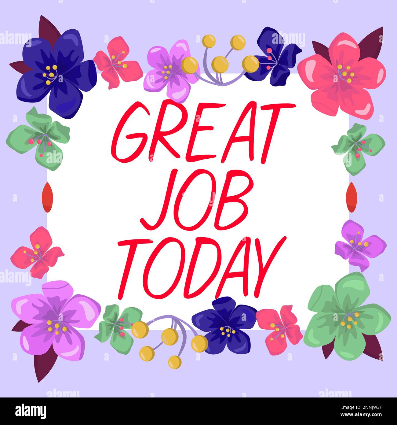 Hand writing sign Great Job Today. Business concept used praising ...