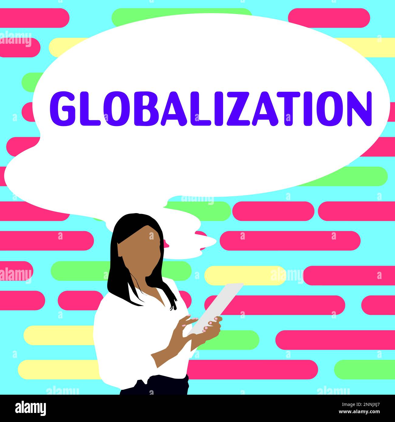 Conceptual display Globalization. Business idea development of an ...
