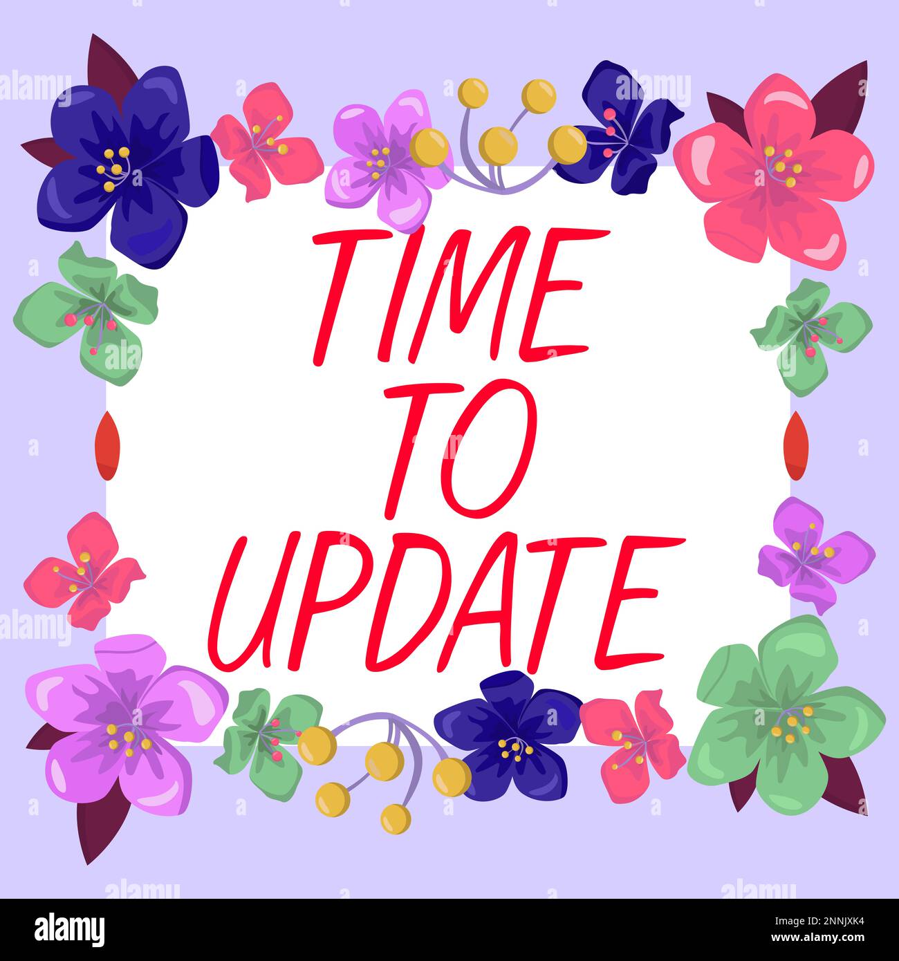 Hand writing sign Time To Update. Conceptual photo The latest ...