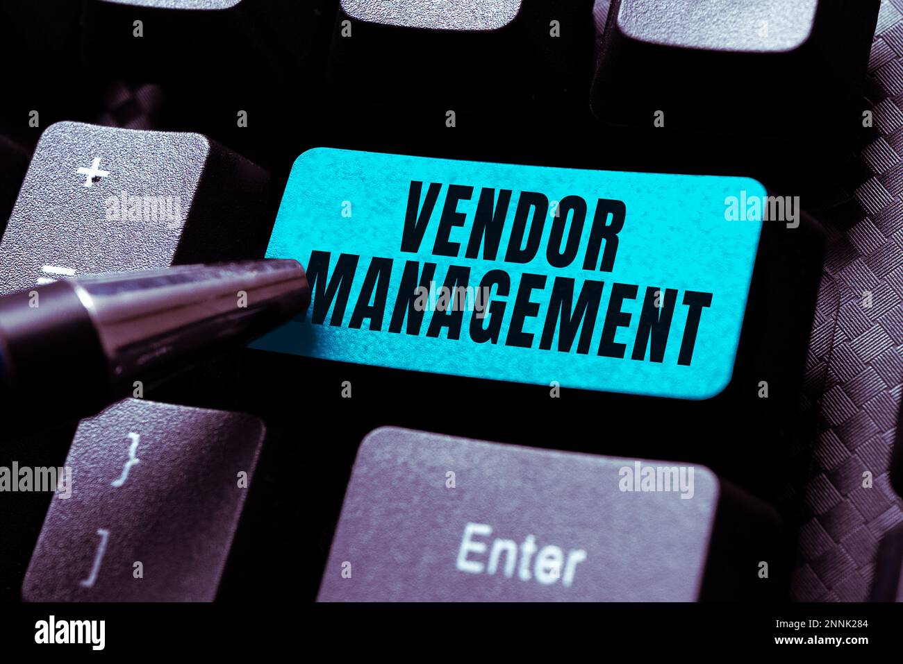 Hand writing sign Vendor Management. Word Written on activities ...