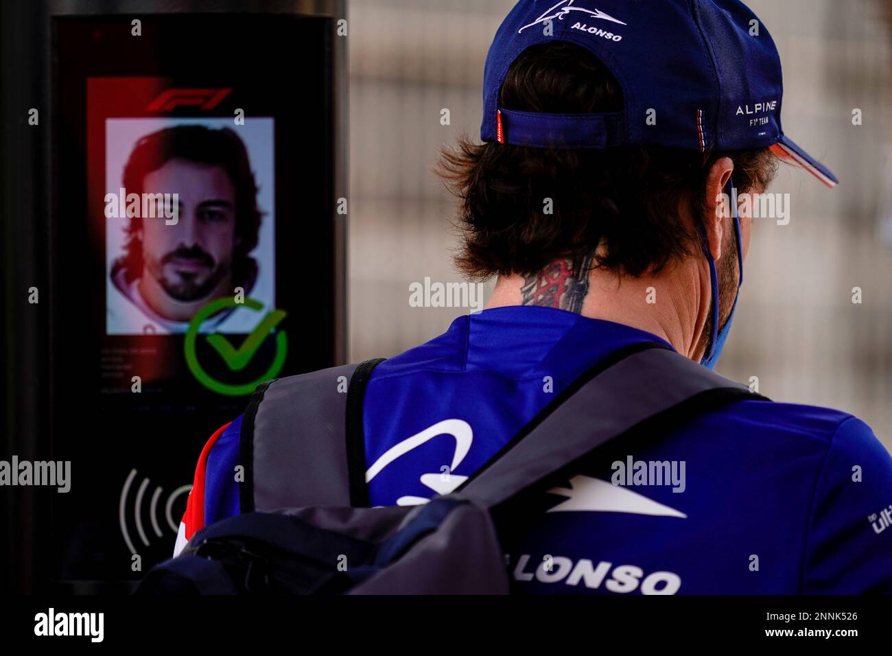 March 25, 2021, Sakhir, Bahrain: FERNANDO ALONSO of Spain and Alpine F1 ...
