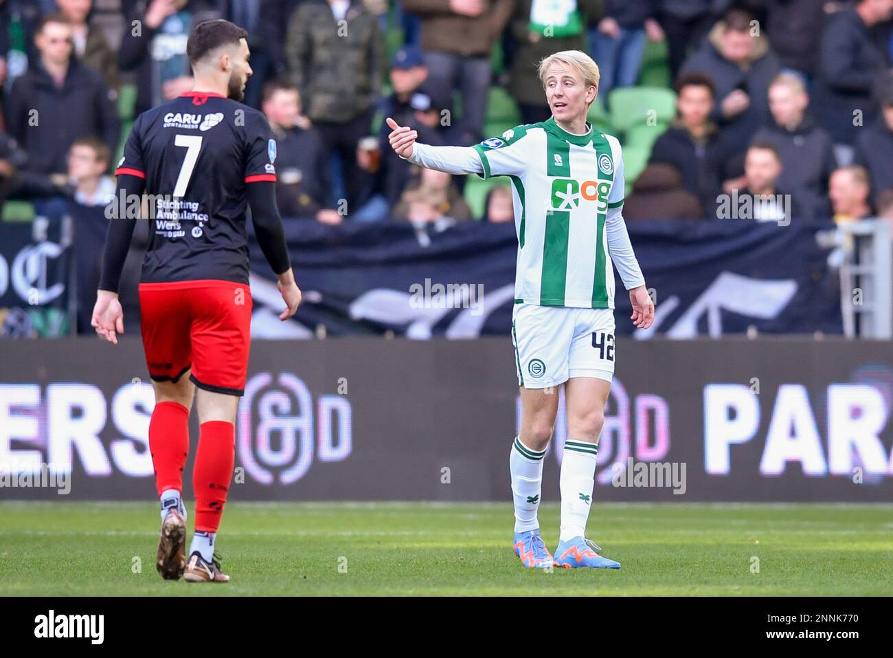 25-02-2023: Sport: Groningen v Excelsior GRONINGEN, NETHERLANDS ...