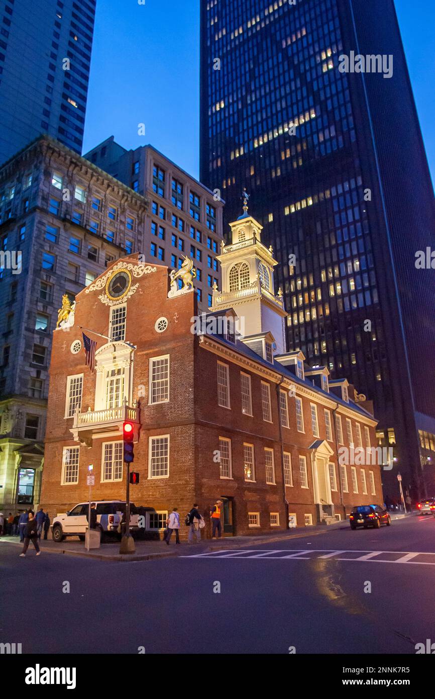 The Old State House in Boston, Massachusetts Stock Photo - Alamy