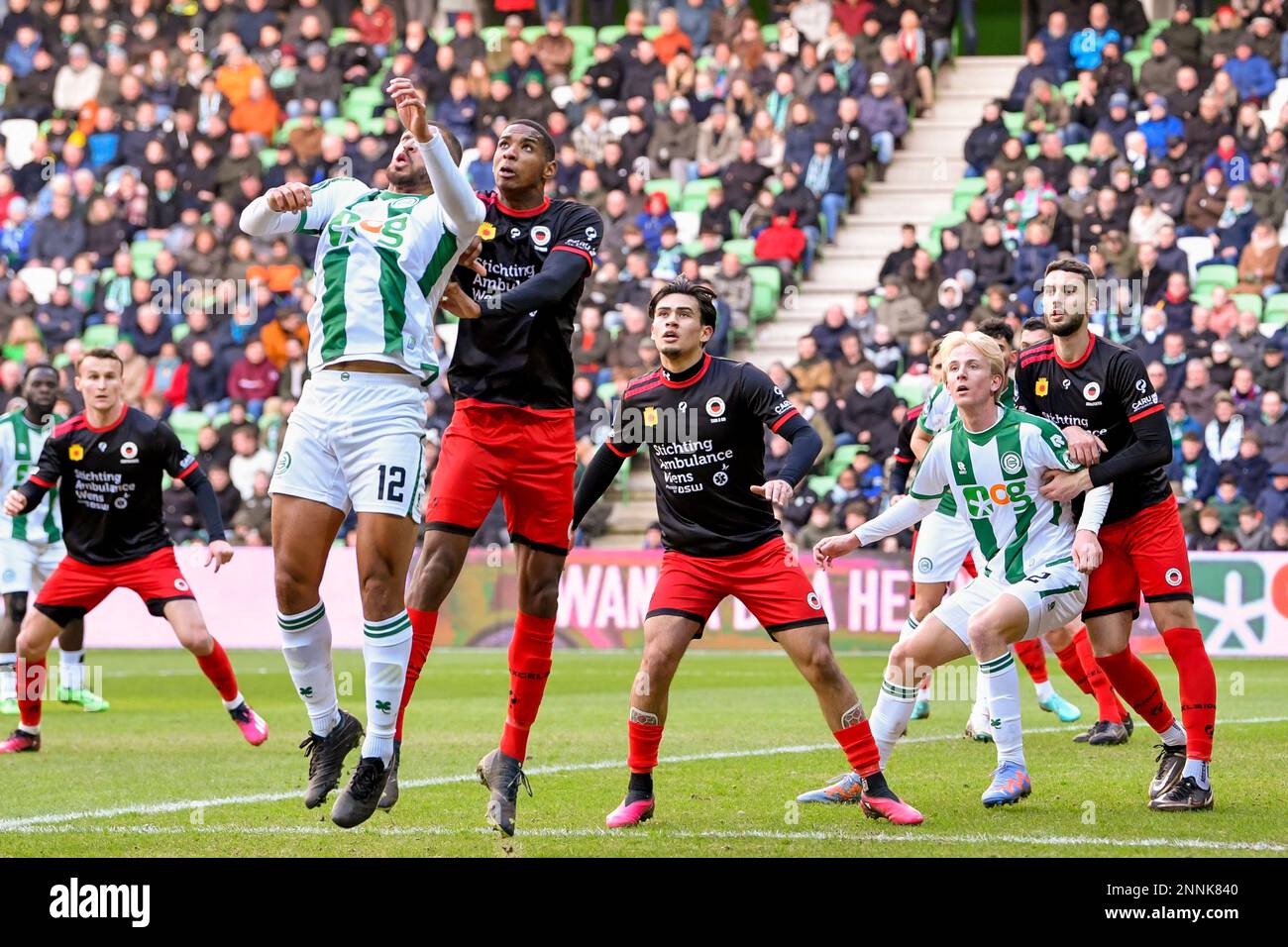 25-02-2023: Sport: Groningen v Excelsior GRONINGEN, NETHERLANDS ...
