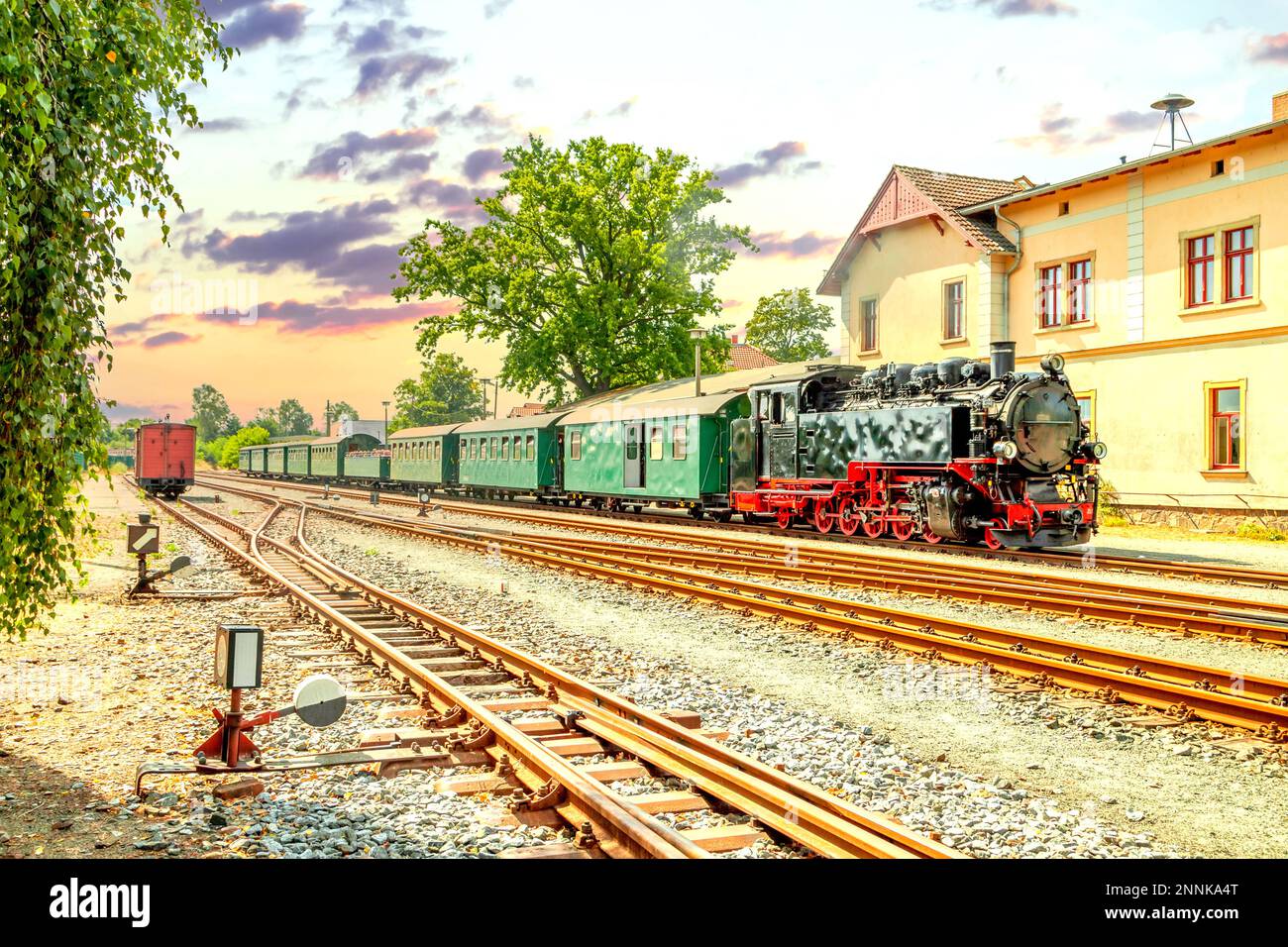 Lössnitzgrundbahn, Radebeul, Saxony, Germany Stock Photo - Alamy