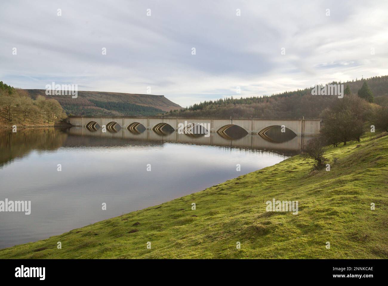 Ashopton Viaduct- A viaduct bridge supporting part of Snake Road ...