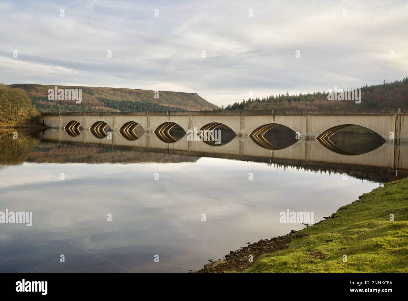 Ashopton Viaduct- A viaduct bridge supporting part of Snake Road ...