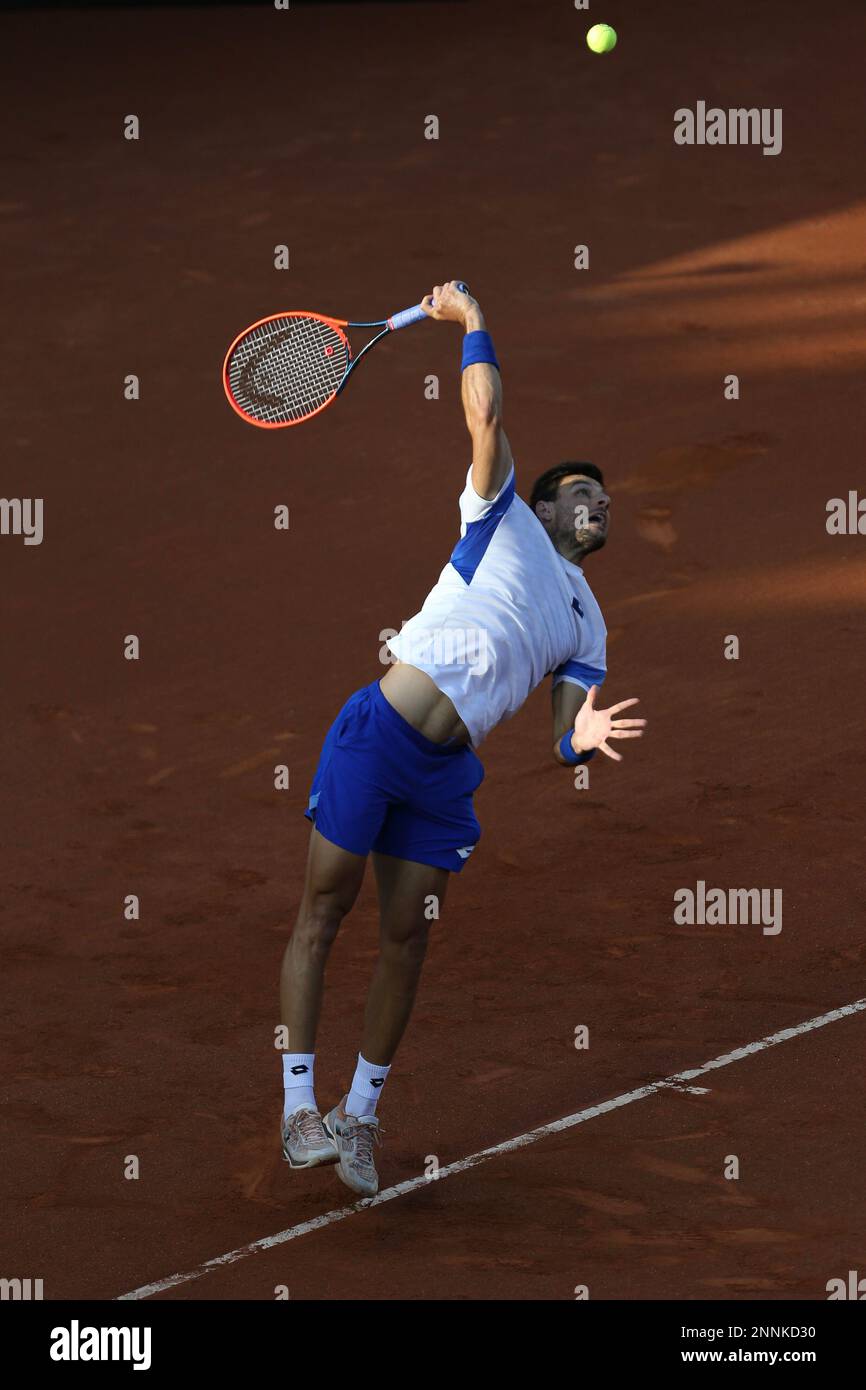 Rio de Janeiro, Brazil, 25th Feb, 2023. Jockey Club Brasileiro, ATP 500 ...