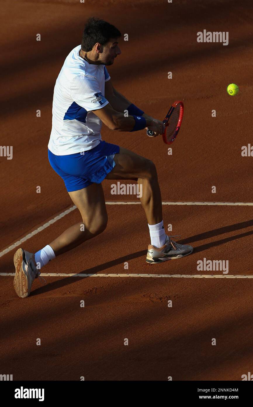 Rio de Janeiro, Brazil, 25th Feb, 2023. Jockey Club Brasileiro, ATP 500 ...