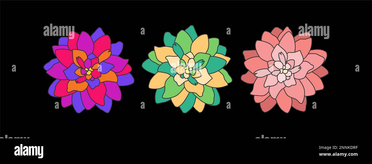 Trio de flores hi-res stock photography and images - Alamy