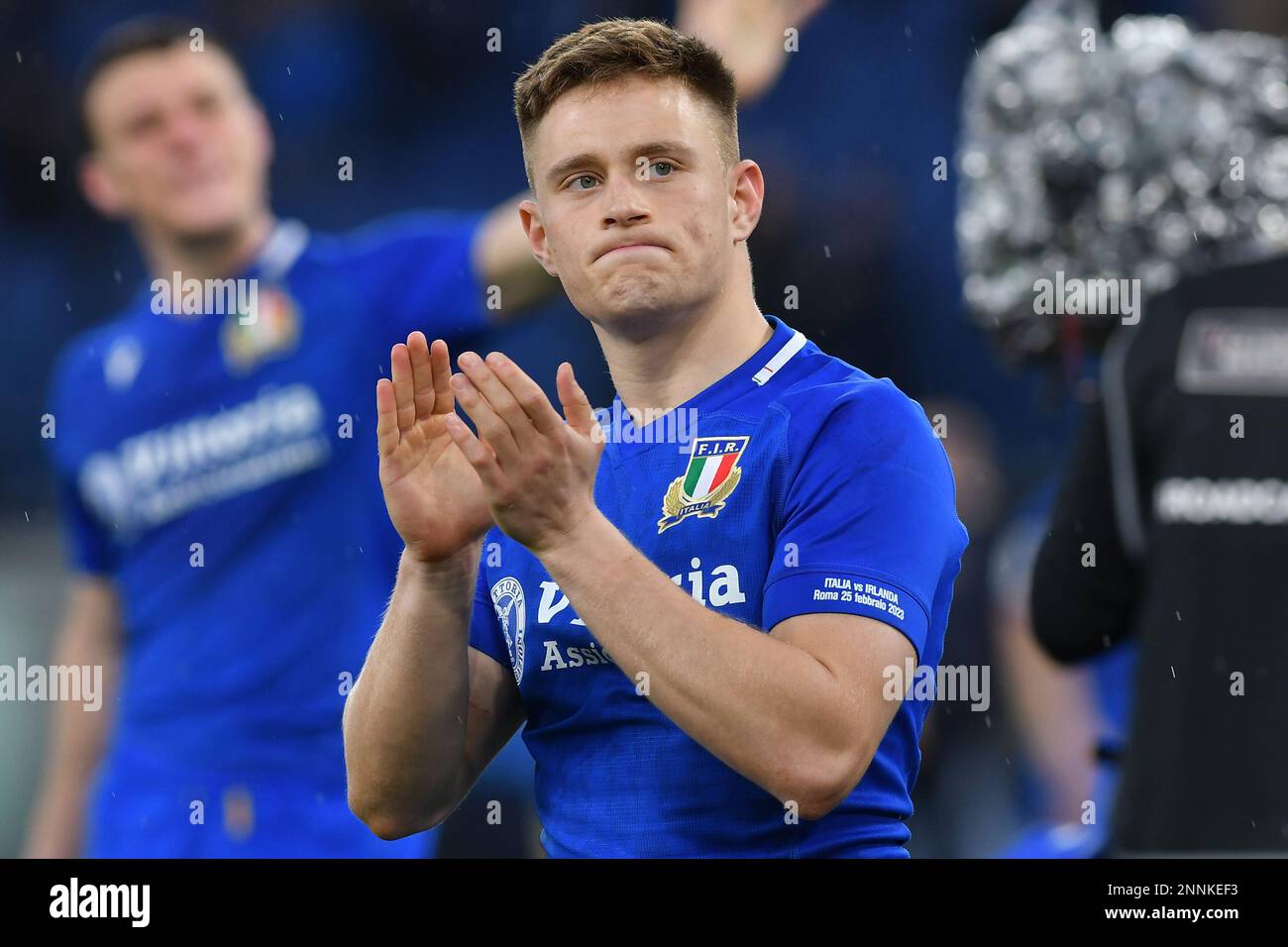 Rome, Italy. 25th Feb, 2023. Stephen Varney of Italy during 6 Nations ...