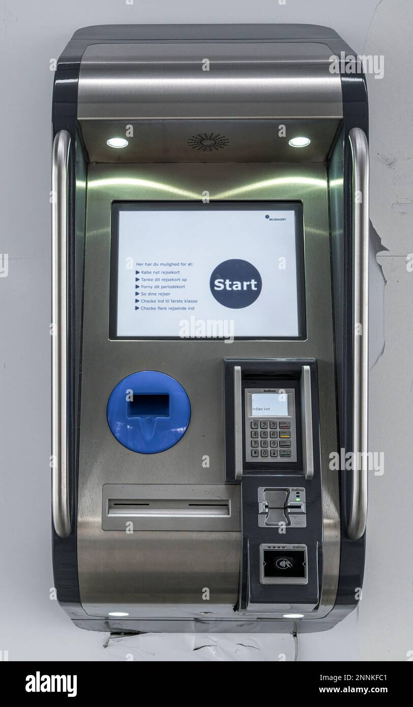 Ticket vending mashine copenhagen metro hi-res stock photography and ...