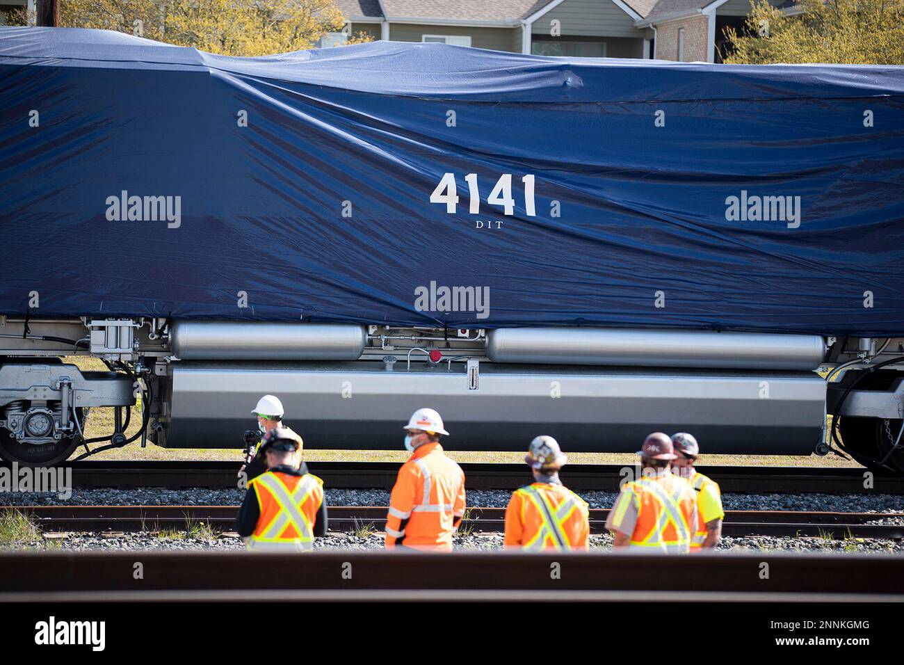Union Pacific Engine 4141 arrived in College Station by rail on Sunday ...