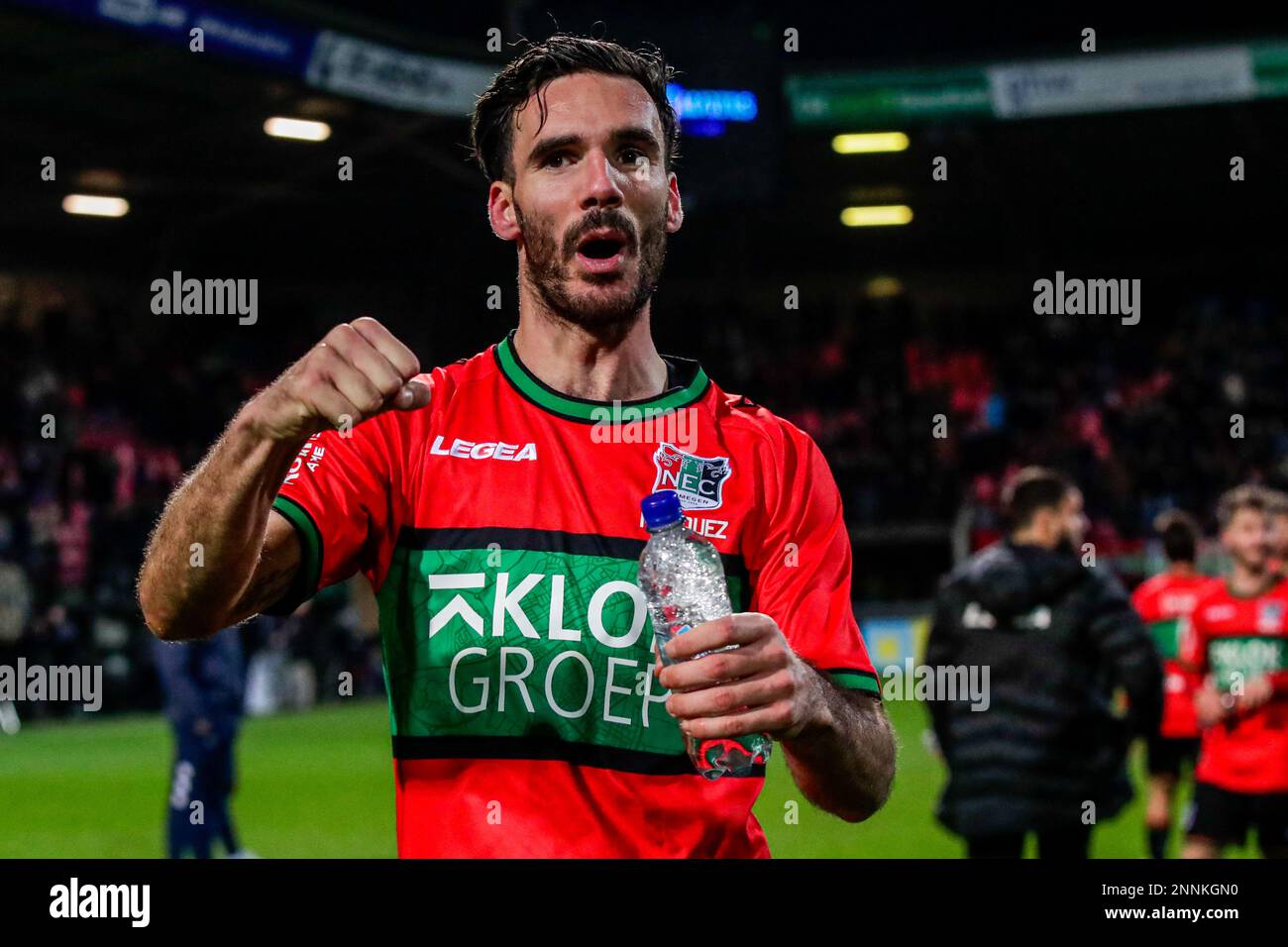 NIJMEGEN, NETHERLANDS - FEBRUARY 25: Ivan Marquez of NEC Nijmegen ...
